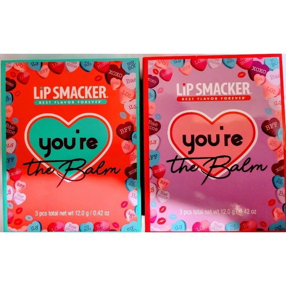 Makeup | 2 Packs Lip Smackers Youre The Balm 3pk Valentines Lip Gift ...